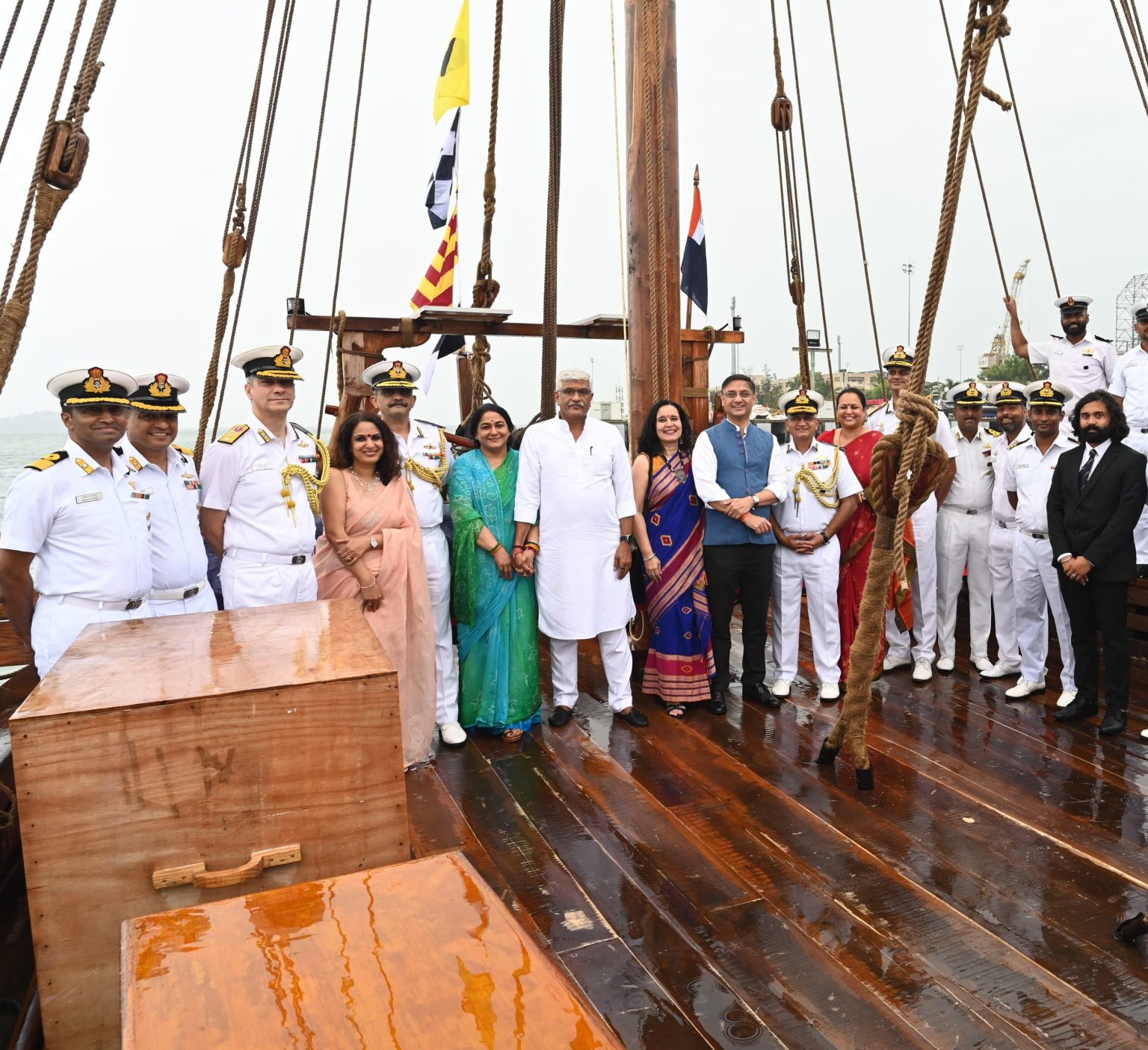 Indian Navy Inducts INSV Kaundinya, Reviving India’s Ancient Maritime ...