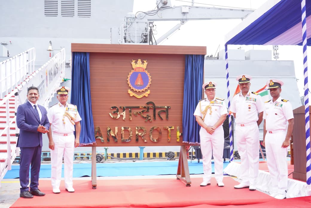 Indian Navy Commissions INS Androth, Boosting Indigenous Anti-Submarine ...